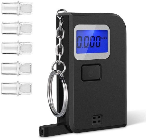 Breathalyzer - Digital Blue LED Screen - Portable – WorldTechOutlet